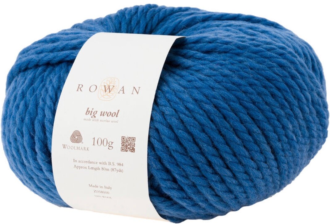 Big Wool /Биг Вул/ пряжа Rowan, Z058000 (052, steel blue (стальной синий), синий)