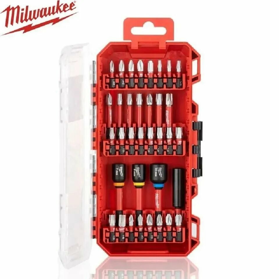 Milwaukee 35 шт. Набор ударных бит SHOCKWAVE для шуруповерта