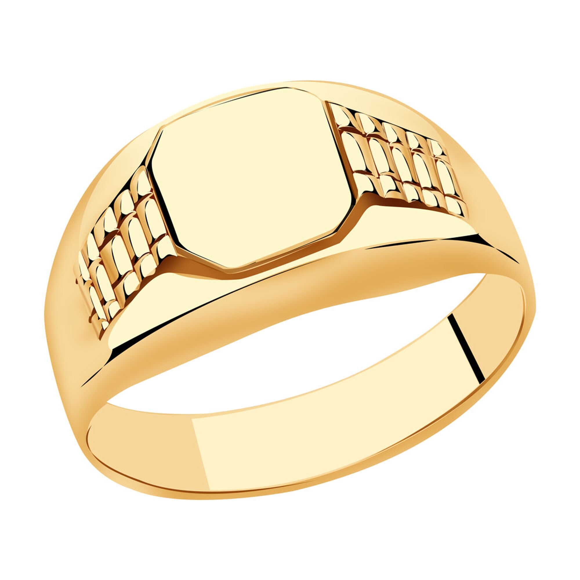 Печатка, красное золото, 585 проба