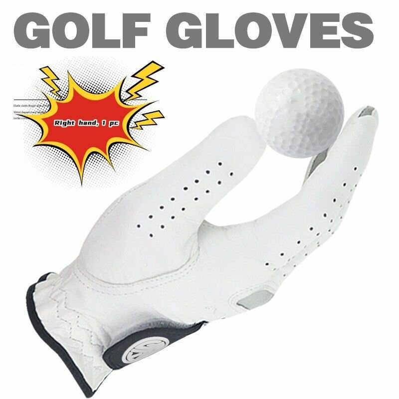 Импортные перчатки для гольфа из овчины/мужские, 1 шт.