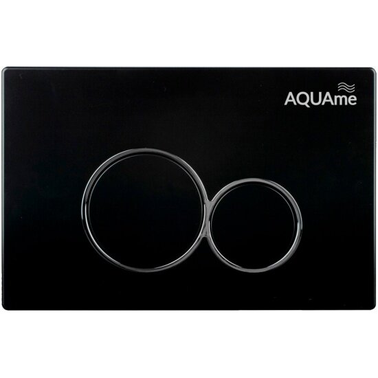 Панель смыва Aquame AQM4101B , черный