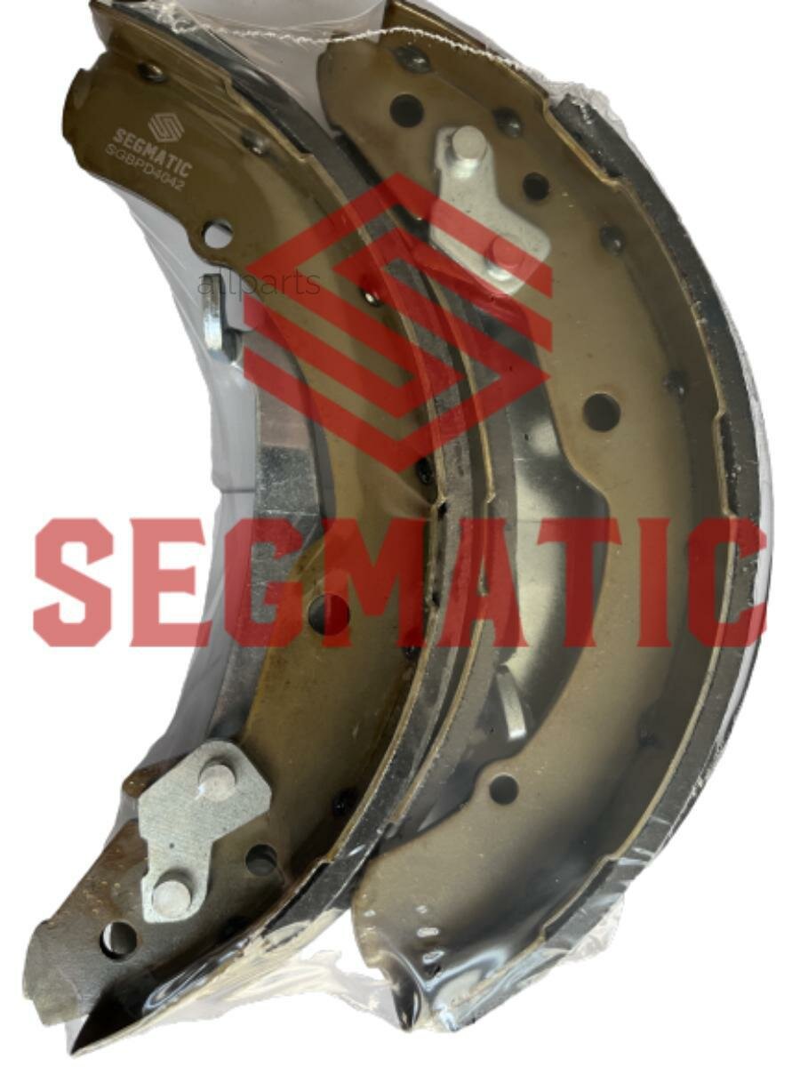 SEGMATIC SGBPD4042 Колодки торм. бараб. для а/м VW Polo Sedan (RUS) (10-) / VW Jetta (11-) / Skoda Octavia (96-) 230x3