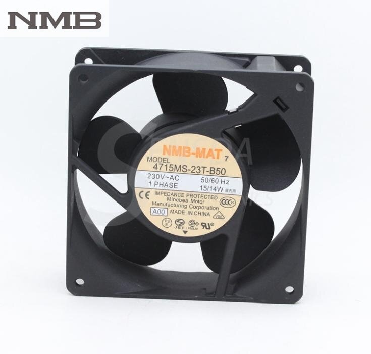 NMB 4715MS-23T-B50 12cm 12038 AC 230V 15W DC cabinet Вентилятор охлаждения