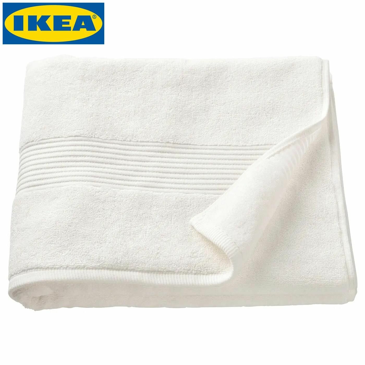 IKEA Полотенце для лица, рук, Хлопок, 70x140 см, светло-розовый, 1 шт.