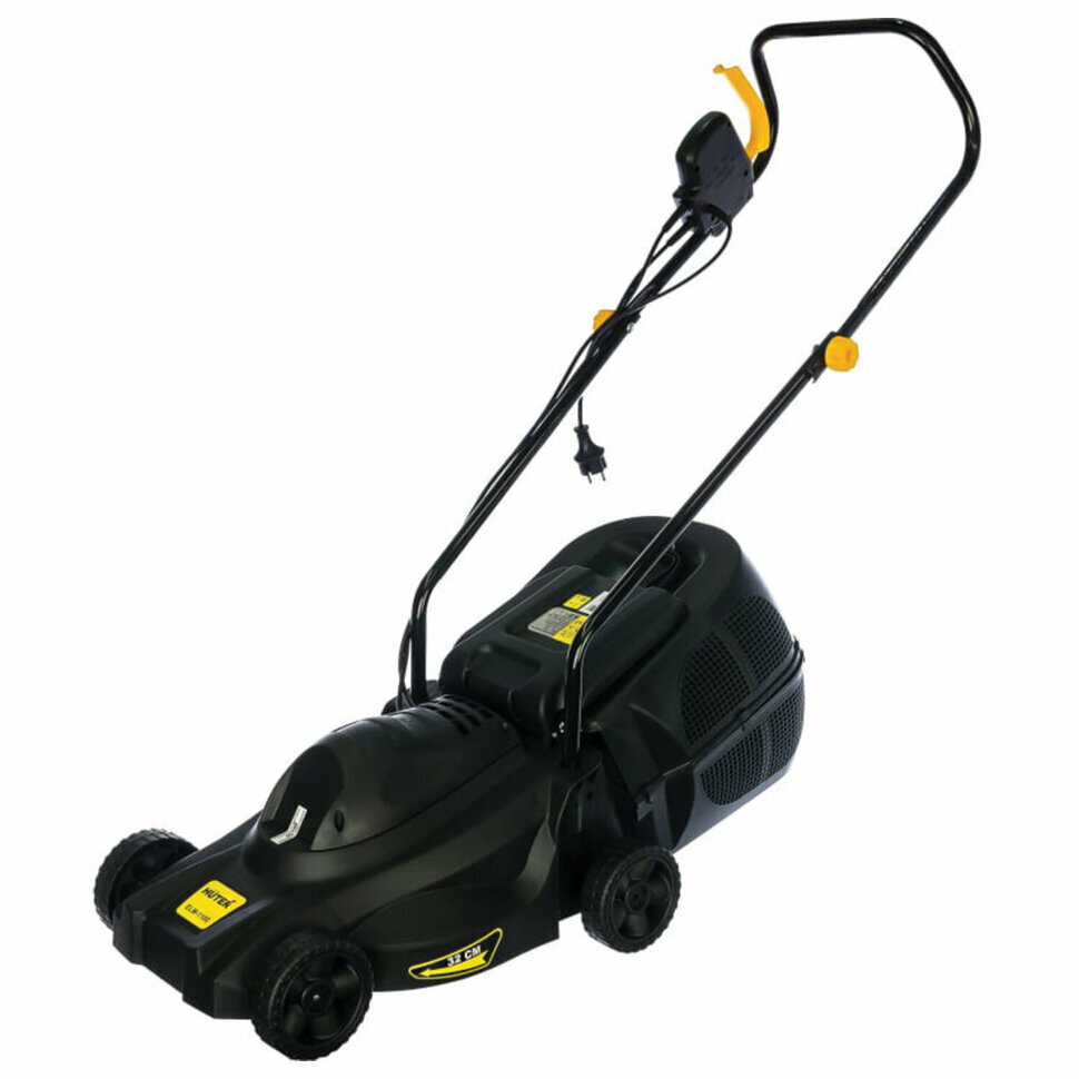 Газонокосилка сетевая HUTER ELM-1100, 1100 Вт, 3100 об./мин, ширина скашивания 32 см, 70/4/2, 671211