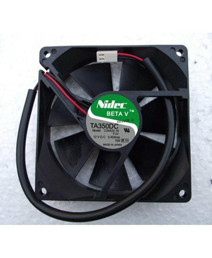 Оригинал Nidec C34422-16 12V 0.4A 2wires Вентилятор охлаждения