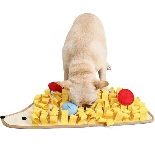 Маленький еж в форме собачки носовой коврик для тренировки обоняния одеяло для обоняния коврик для медленного кормления миски пищевой распределитель ковровые игрушки