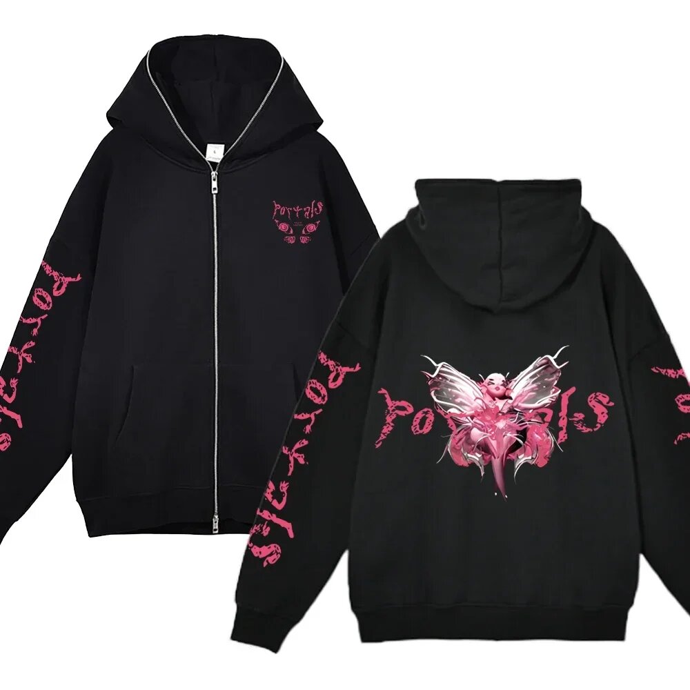 Розовая толстовка унисекс с капюшоном Black18 XXL
