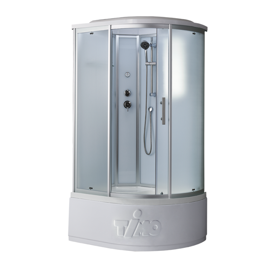 Душевая кабина Timo Standart T-6610SL Silver L с высоким поддоном