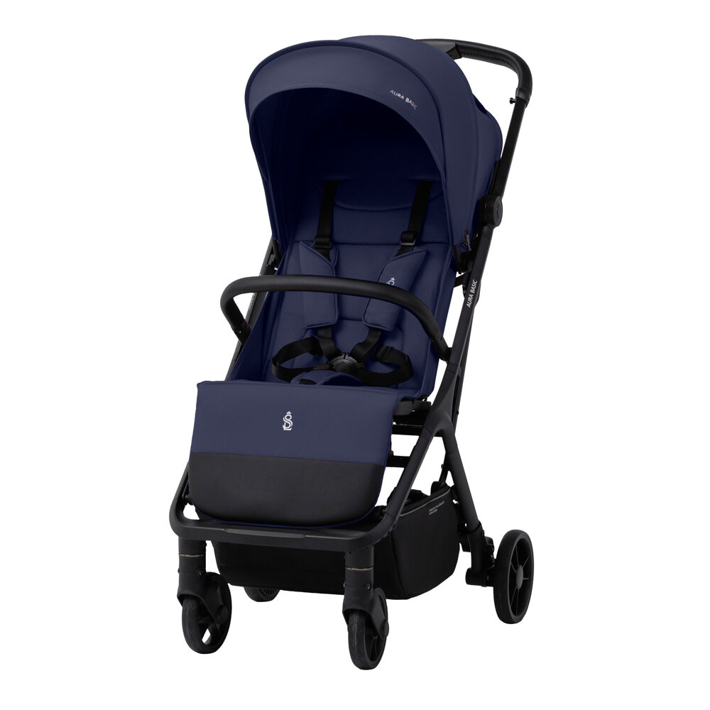 Прогулочная коляска Sweet Baby Aura, цвет Dark Blue / Basic (Тёмно-синий), артикул производителя 427571