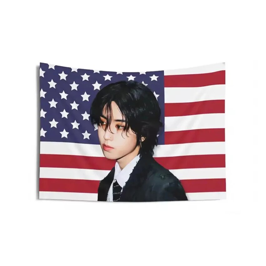 RONNINGSTAR Американский флаг гобелен из полиэстера