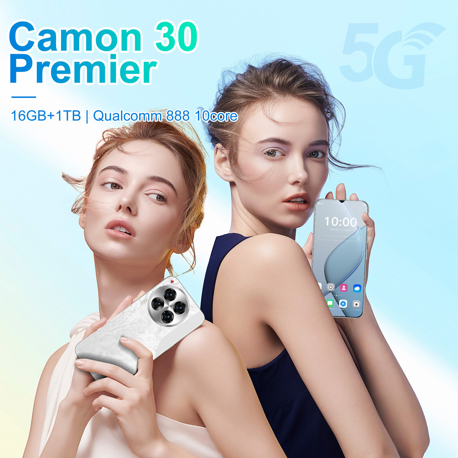 2025 г, популярный трансграничный смартфон C30 Pro, низкая цена, большой экран 16+1 ТБ, источник