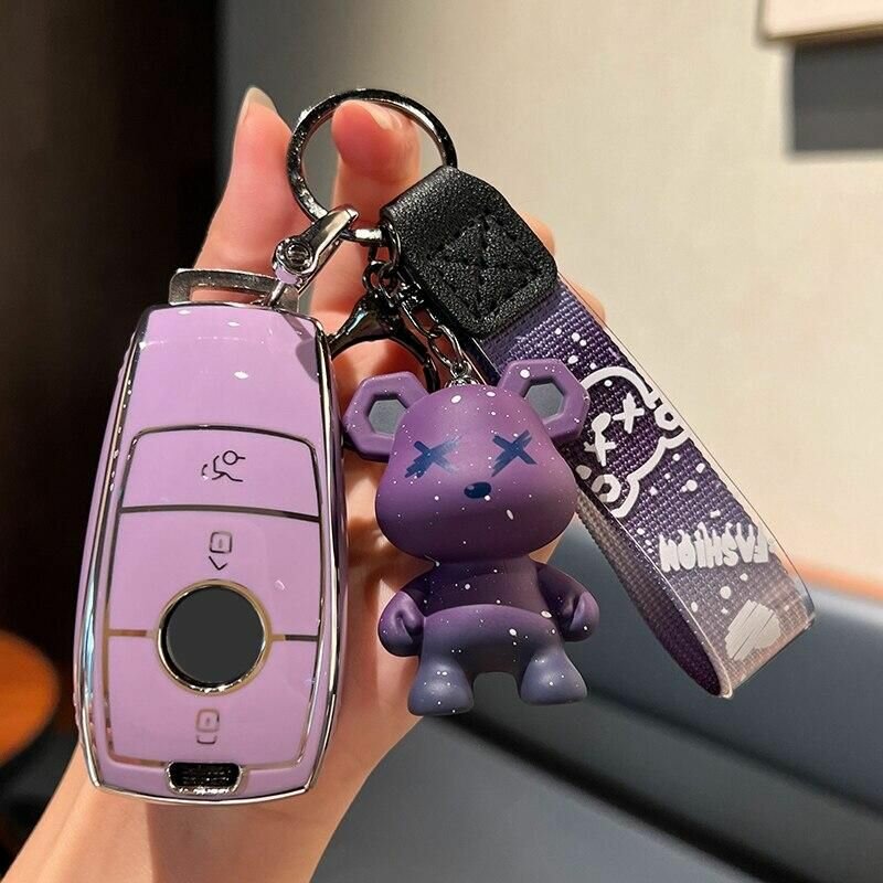 Автомобильный брелок из ТПУ для Mercedes benz CLA Class GLS W177 W205 W213 G63 X167 E200AMG