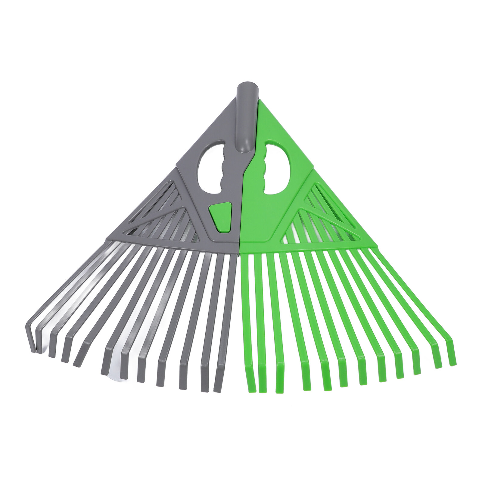 Грабли для листьев 24 зуба съемные пластиковые соединяемые высокоэффективные садовые грабли для цветников сада