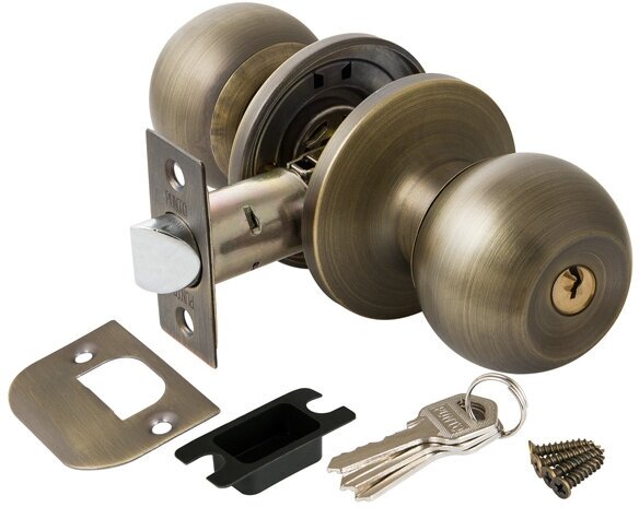 Ручка Punto (Пунто) защелка DK672 MAB-ET (6072 MAB-E) (кл./фик.) мат. бронза /5