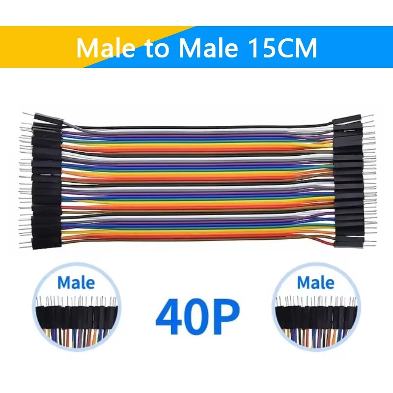 Dupont кабель Male to Male 15CM, 40P, 10PCS