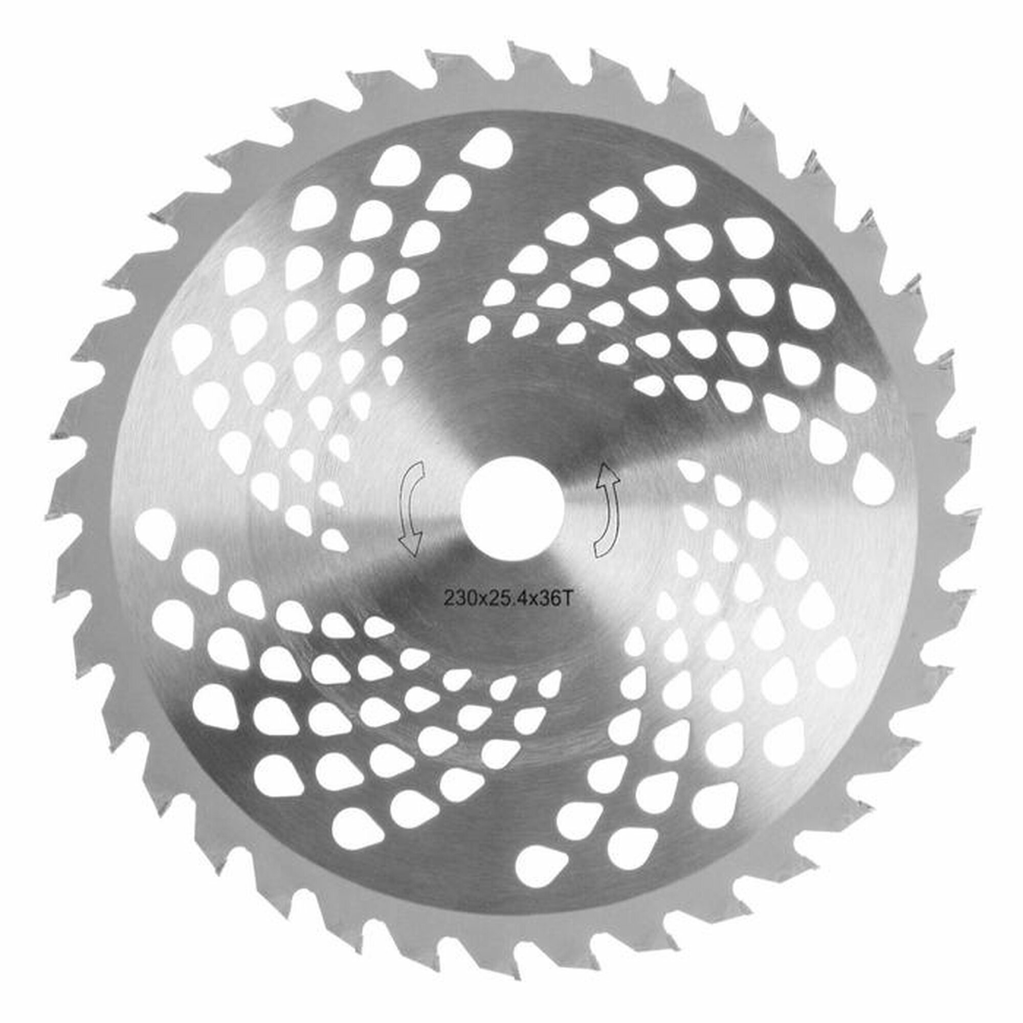 Нож для триммера тундра, металл, 230 х 25.4 мм, 36 зубьев, 1 штука