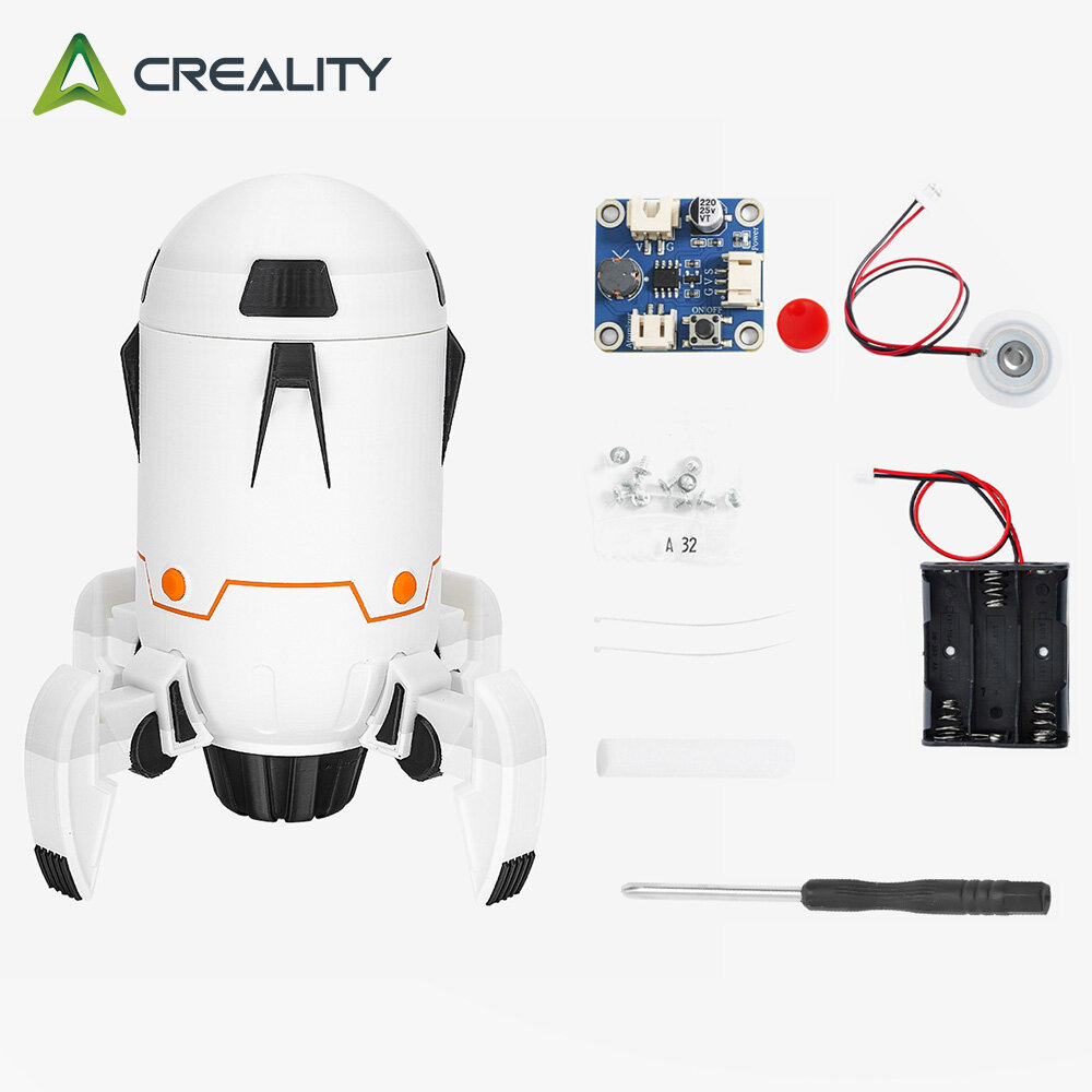 CREALITY 3D Printer Desktop Rocket Humidifier Kit, Children's Toys, Decorations, Gifts
