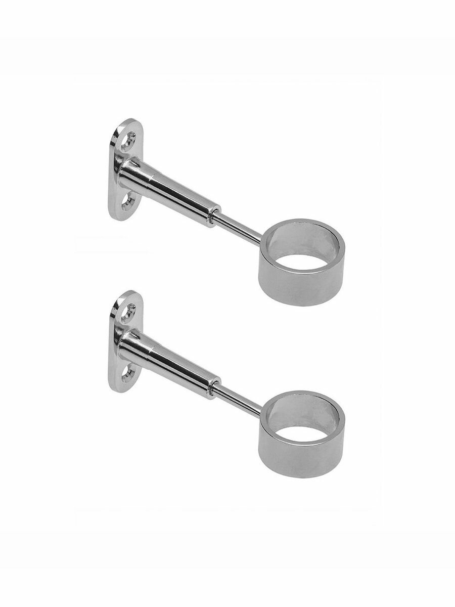 Крепление дистанционное регулируемое сквозное для трубы диаметр 25 мм - система крепежа JOKER / система Джокер (комплект 2 шт.)