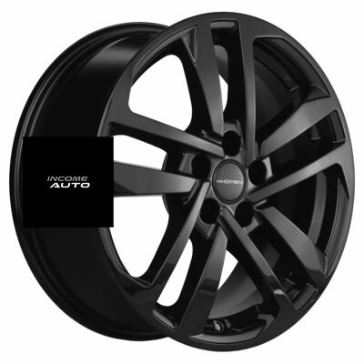 Диск Khomen Wheels KHW1612 (Mitsubishi) 6x16 5x114.3 ET46 D67.1 черный