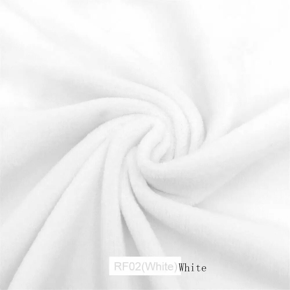 Минки ткань плюш 45x50см Белый, white