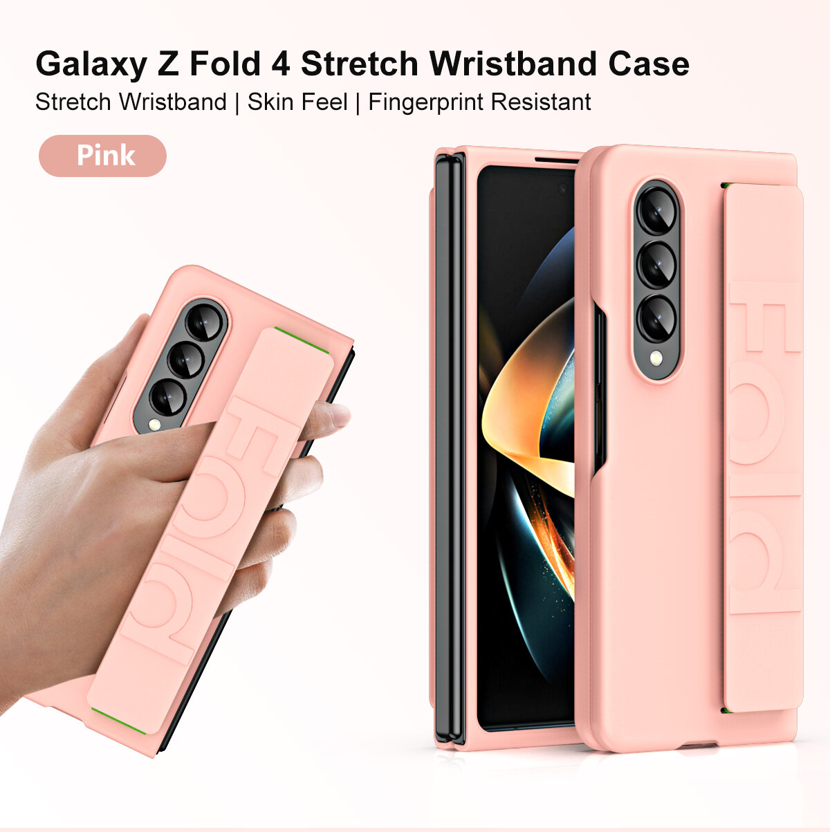 Подходит для Samsung Galaxy Z Fold3 / самсунг Z Fold 3 Чехол для смартфона, с защитой камеры и противоударным, Z Fold3, подставка, soft touch,360° Полная защита, резина, пластик, защита камеры
