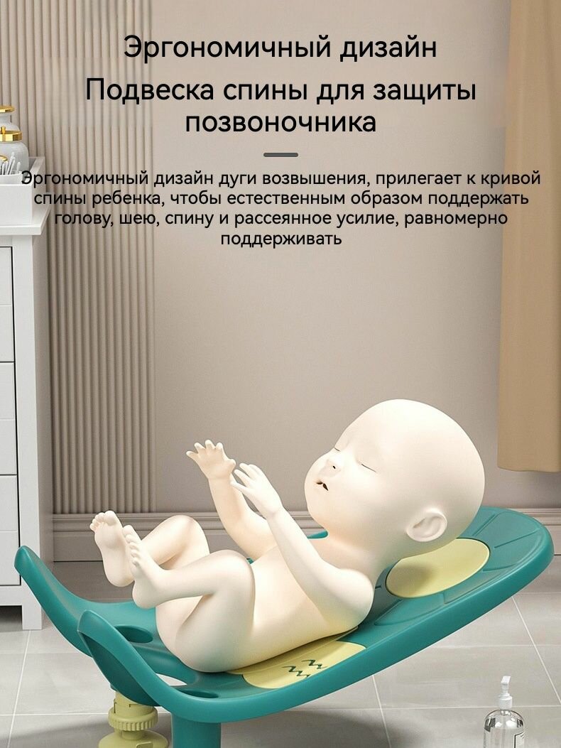 Детская ванночка для купания, Детская ванночка для подмывания, с сеткой для новорожденных