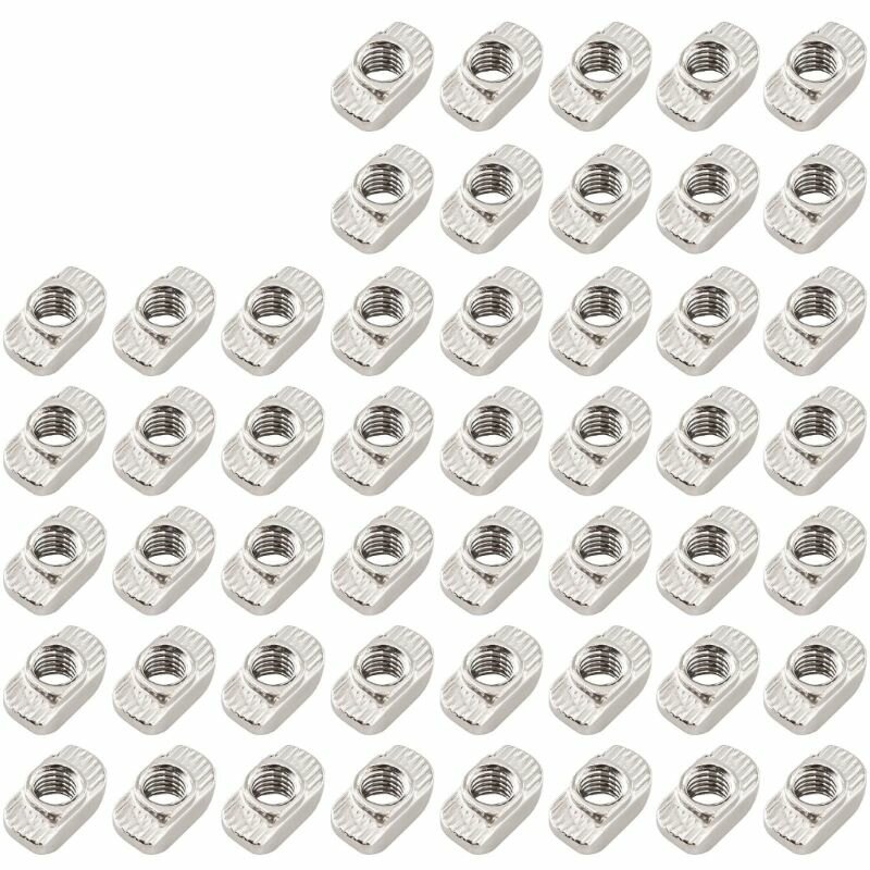 50 шт, ползунок с Т-образной гайкой европейского стандарта в форме корабля-тип M6-30