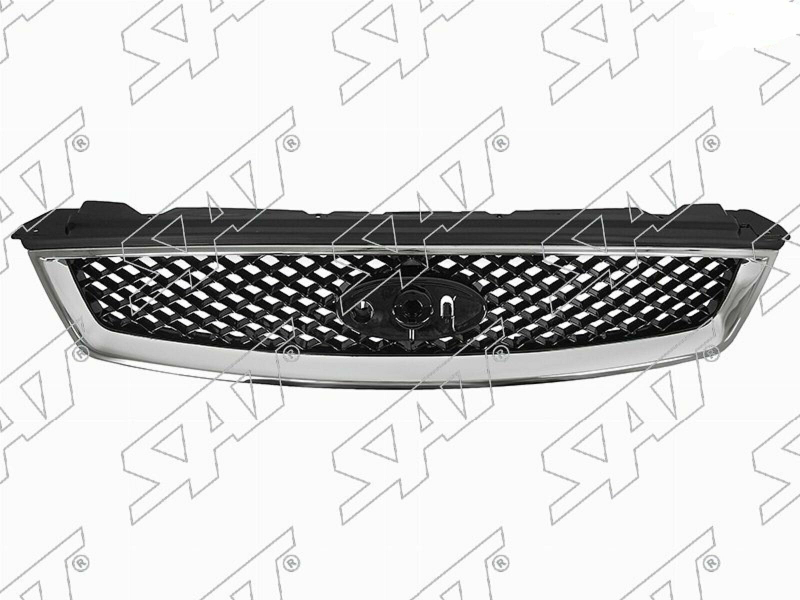 Решетка радиатора FORD FOCUS II 05-08 хром