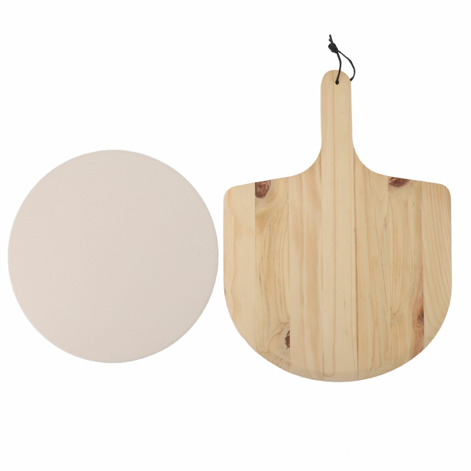 Камень для пиццы из кордиерита с лопаткой, равномерный нагрев, для выпечки хлеба и пиццы