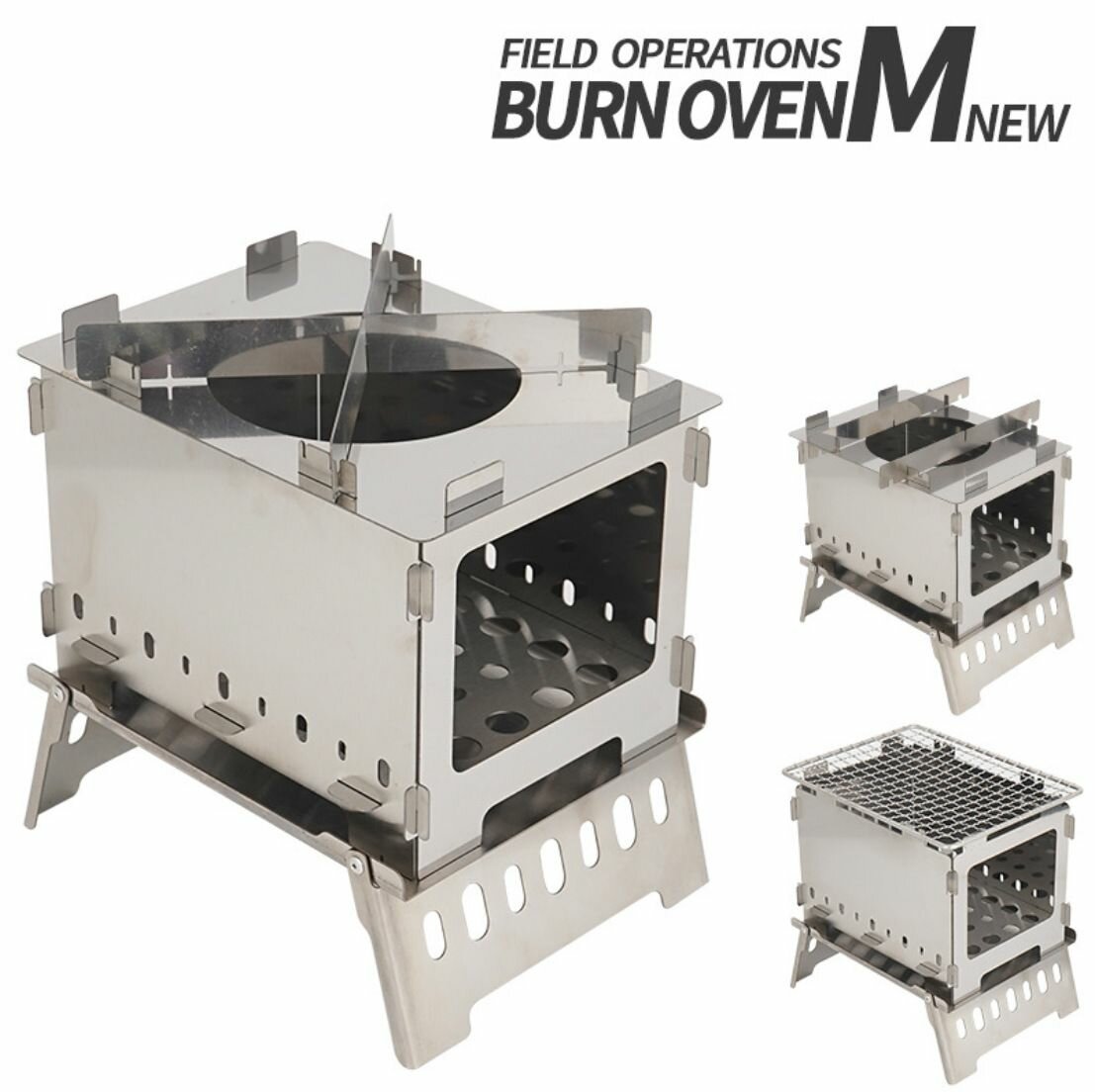 Складной костровой очаг для кемпинга, переносной гриль-печь для барбекю, легкая туристическая печка