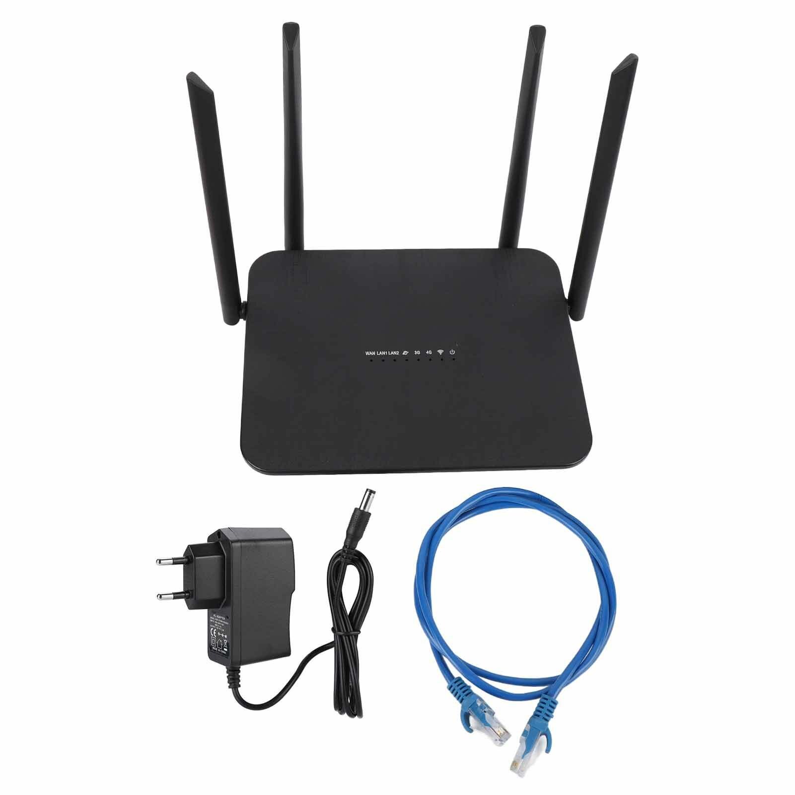 Высокоскоростной 4G LTE роутер с 4 антеннами (EU)