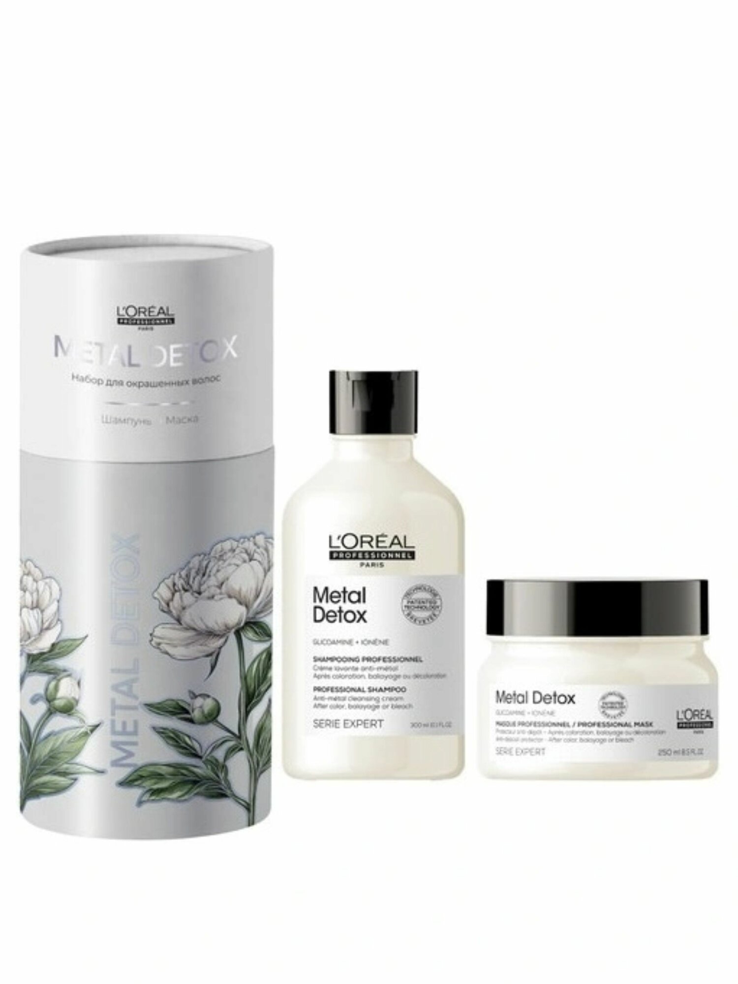 L'OREAL PROFESSIONNEL Набор для нейтрализации воздействия металла на волосы Metal Detox