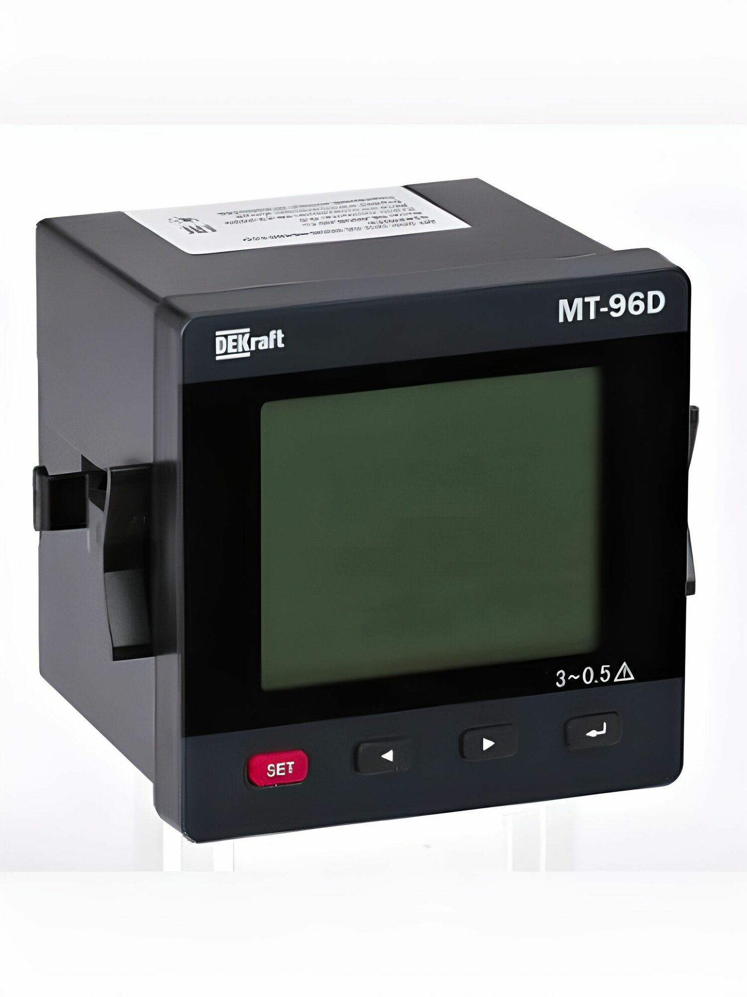 Мультиметр цифровой 96х96мм трехфазный, вход 600В 1А, RS485, LCD-дисплей МТ-96D 51429DEK Dekraft