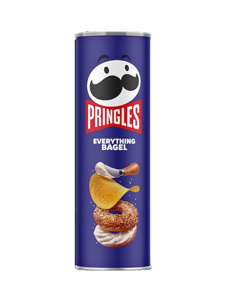 Картофельные чипсы Pringles Everything Bagel / Бублик, 158 гр