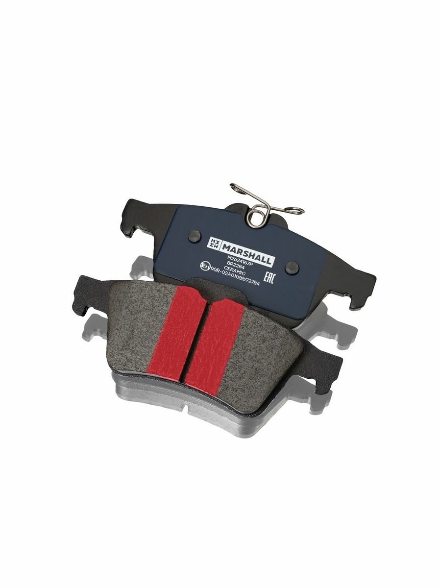 Колодки тормозные дисковые PLUS задние Marshall M2624167P для CITROEN C5, FORD Focus, MAZDA 3, PEUGEOT 508