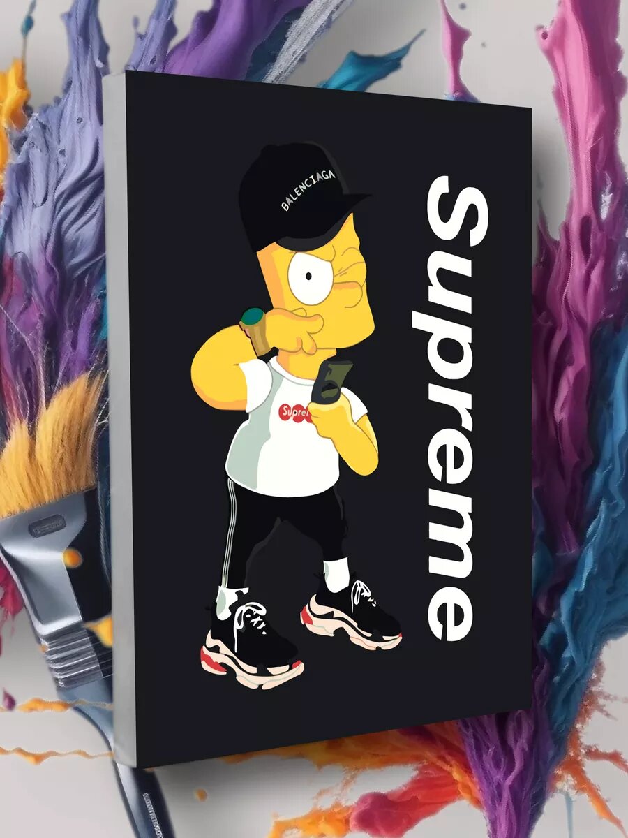 Картина по номерам Симпсон