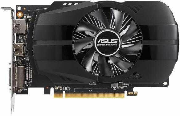 Видеокарта ASUS AMD Radeon RX 550 PH-RX550-4G-EVO (PH-RX550-4G-EVO) - PCI-E 3.0, 4 ГБ, GDDR5, 128 бит, HDMI, DVI, DisplayPort, GPU 1183 МГц