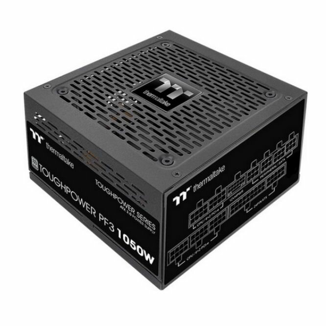Блок питания THERMALTAKE Toughpower PF3 (PS-TPD-1050FNFAPE-3) черный - 1050Вт, ATX 24-пин, 4 pin + 4 pin x2 CPU, 12 SATA, 5 x 6+2 pin PCI-E