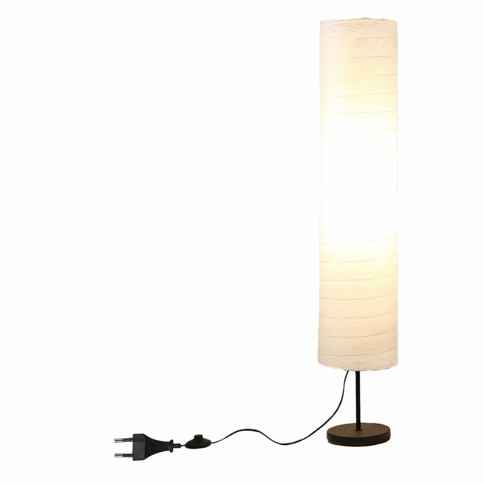 Бумажный торшер из рисовой бумаги, ножной выключатель, EU Plug, декор