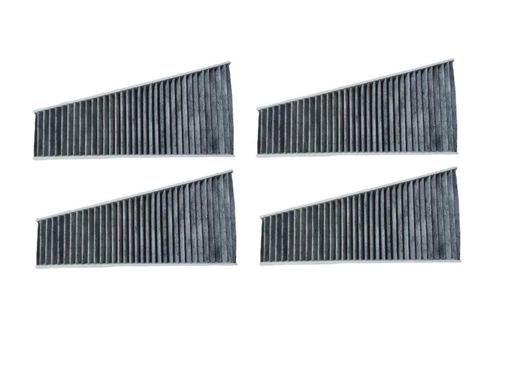 Воздушный фильтр салона автомобиля OEM 8KD 819439 /8КД 819441 Для Audi A4 B8/Q5 8R/A5 8T 8F S5/внешний сердечник фильтра кондиционера + одна сетка, 4 piece set A style