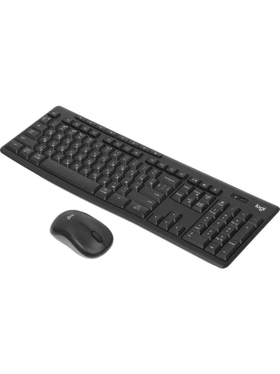 Клавиатура + мышь MK370 клав: черный мышь: черный/черный USB