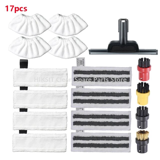 Насадки для швабры LULU WHITE, set6, белые, Karcher Easyfix SC2 SC3 SC4 SC5