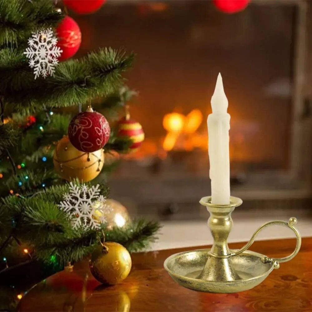 Круглый подсвечник из железа