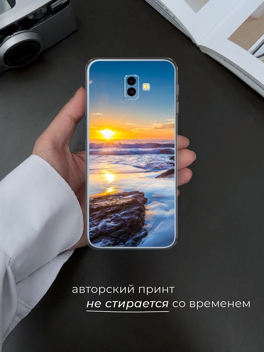 Чехол на Samsung Galaxy J6 + / Самсунг Галакси J6 Плюс 2018 с принтом "Восход 6" — фото 1