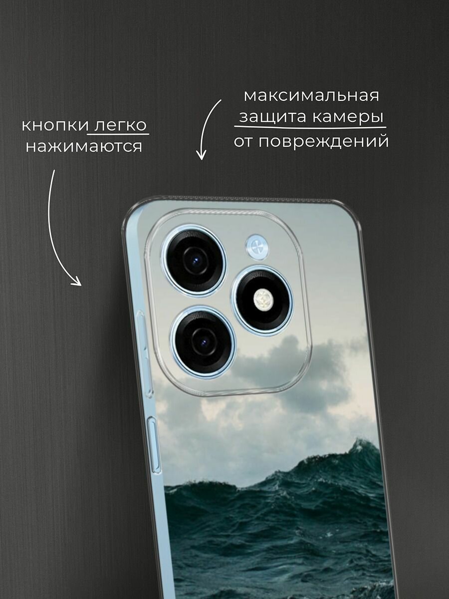 Чехол на Tecno Spark 20 / Текно Спарк 20 с принтом "Волны 11" — фото 1