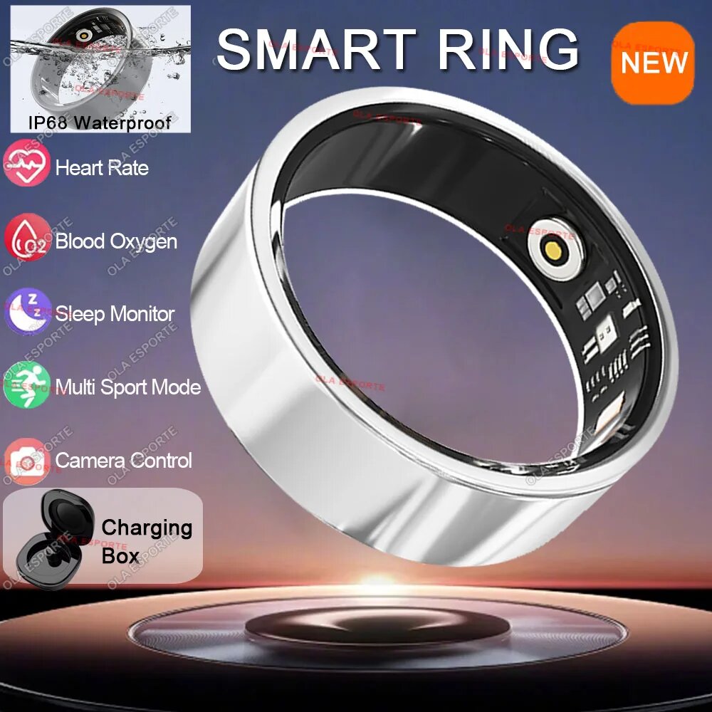 Smart Ring Ola Esporte, размер 7, серебристый