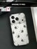 Чехол на Apple iPhone 17 Pro / Айфон 17 Про с принтом "Паттерн цветы сепия"