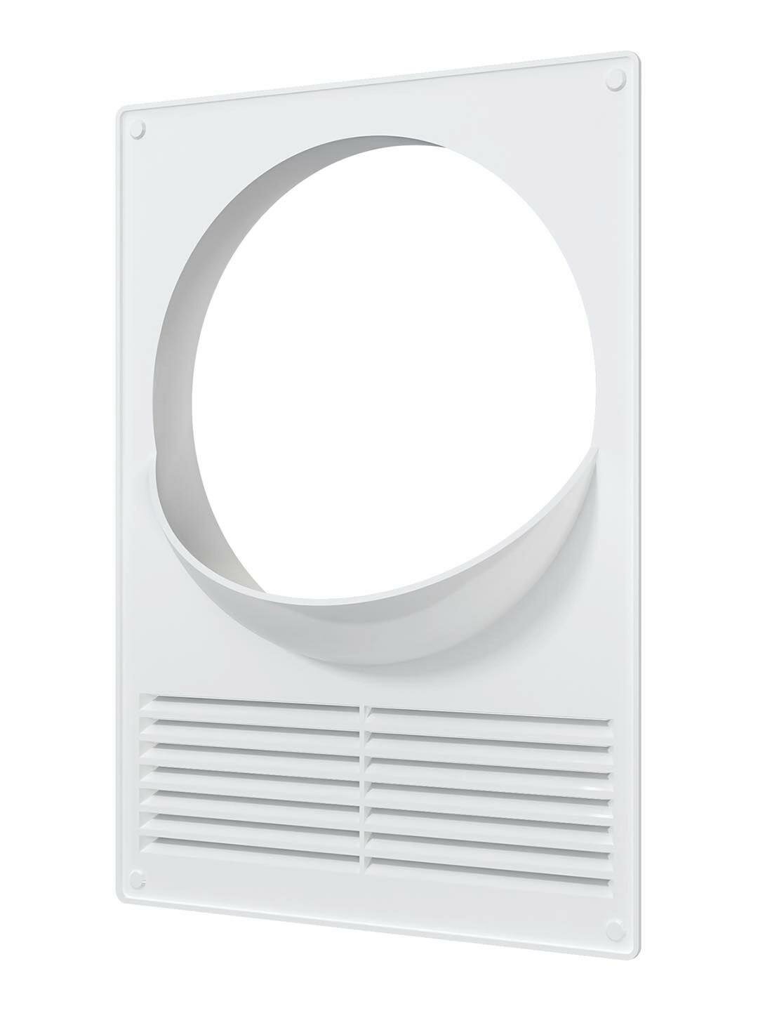 Торцевая площадка ERA пластиковая, с решеткой, 180х250 мм, фланец, D150