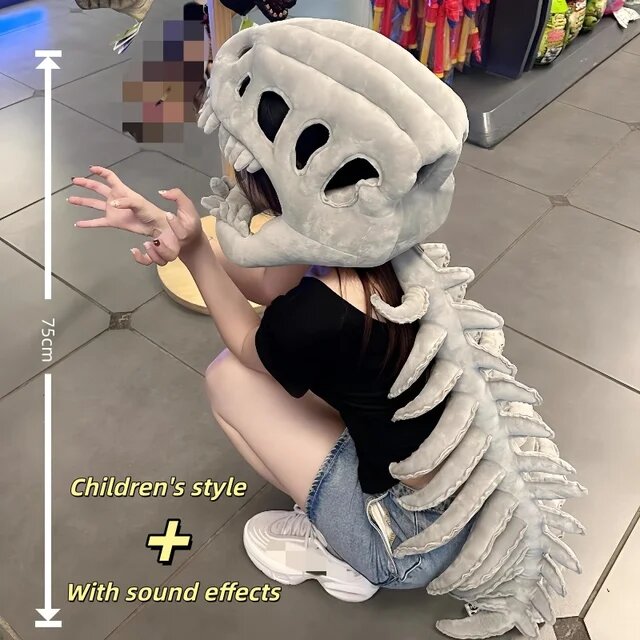 Популярные реалистичные 3D-костюмы скелетов динозавров и костюмы для косплея